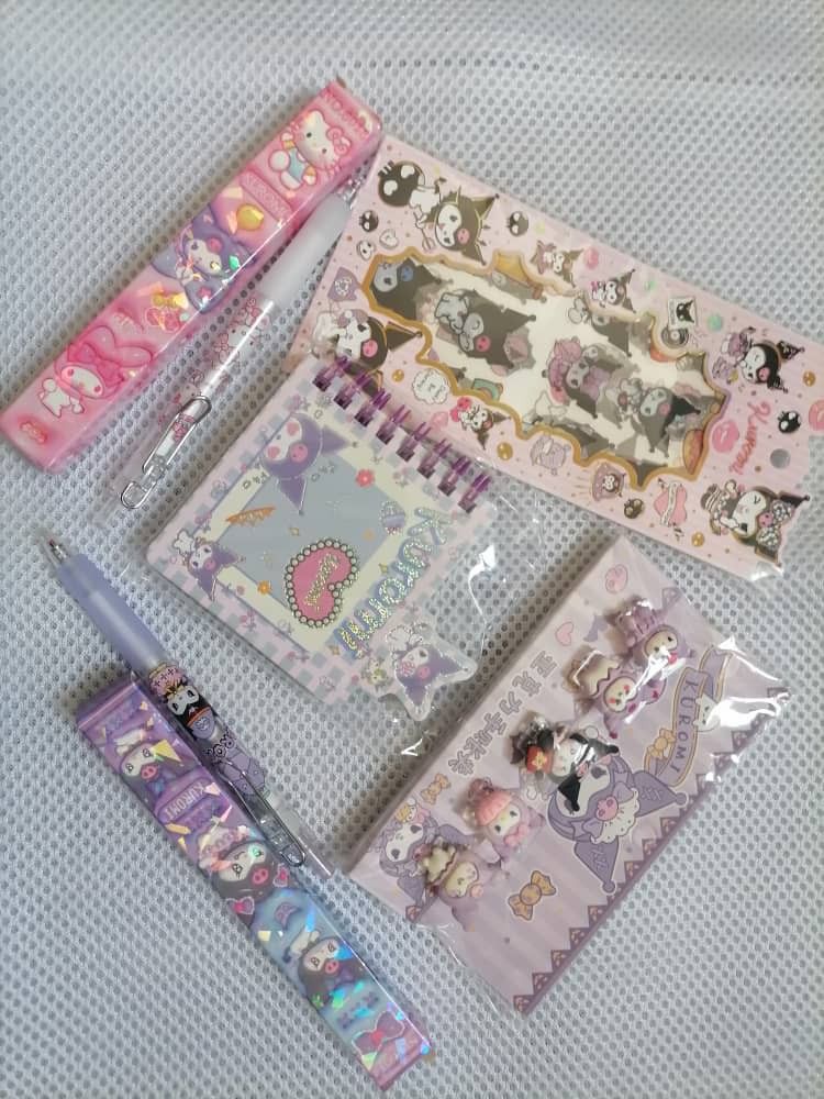 Kuromi Stationery Set, Hobbies & Toys, Stationery & Craft, Other Stationery & Craft on Carousell