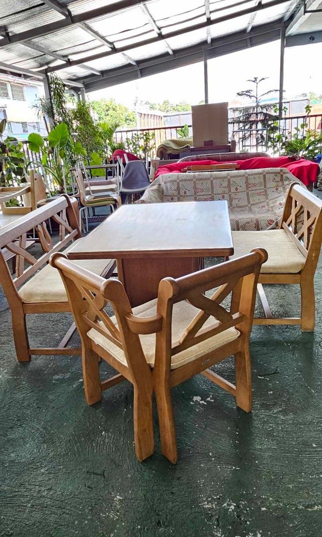 L l-type dining table, Furniture & Home Living, Furniture, Tables ...