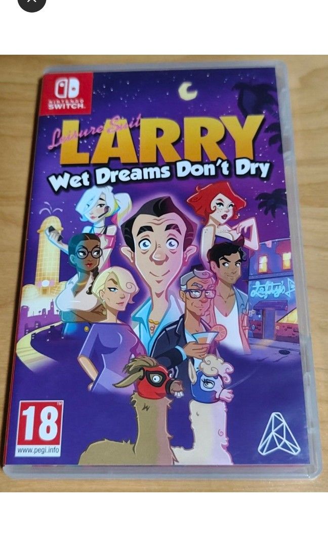 Larry wet dreams don't dry Nintendo switch game collection /OLED gen 1 ...