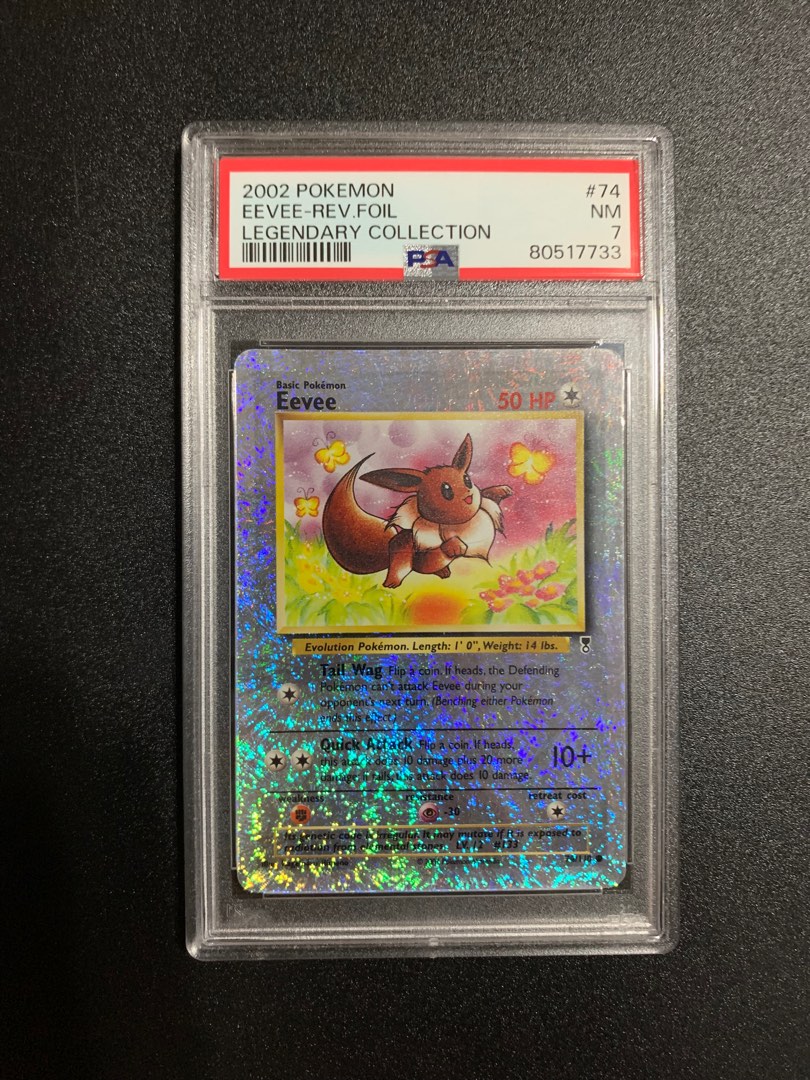 Legendary collection Eevee RH PSA&7, Hobbies & Toys, Memorabilia ...