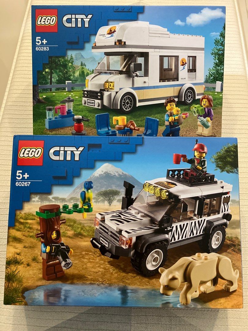 Lego 60283 Camper Van and Lego 60287 Safari, Hobbies & Toys, Toys ...