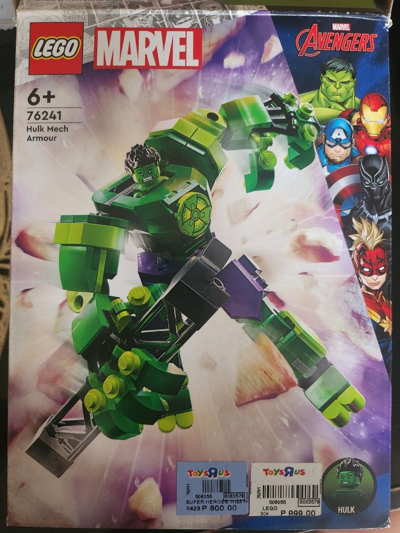 Lego Marvel 76241 Hulk Mech Armour - The Hulk - PRELOVED - with box ...