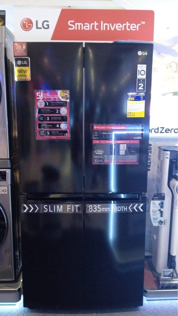 LG SIDE BY SIDE INVERTER REFRIGERATOR RVS-B243PZ RVS-B245PZ RVS-M245NS ...