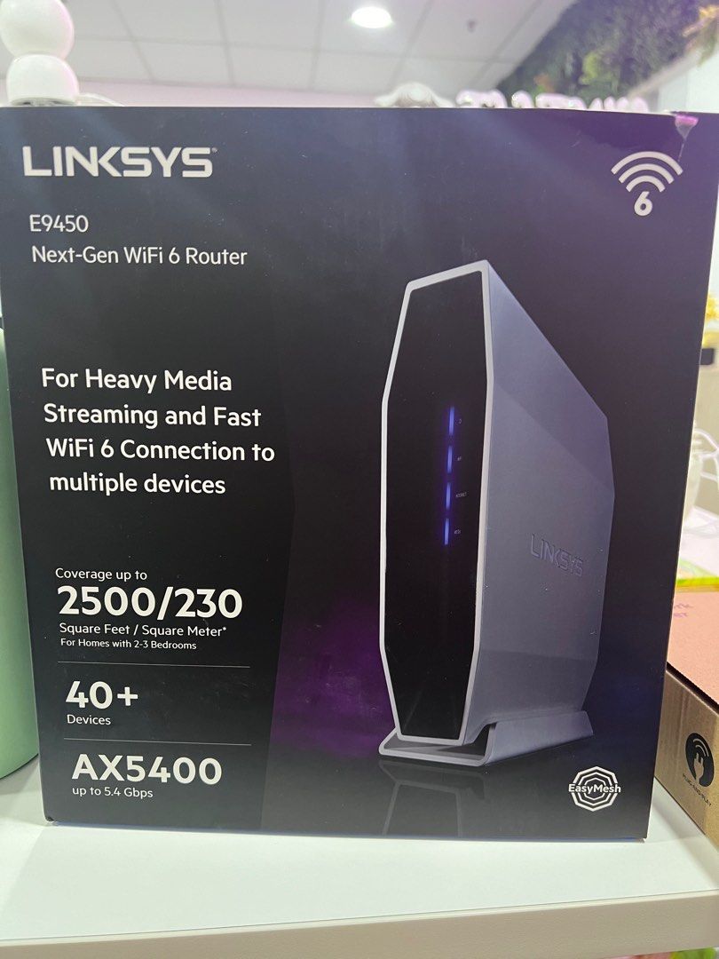Linksys E9450 router w SingTel network router, Computers & Tech, Parts ...