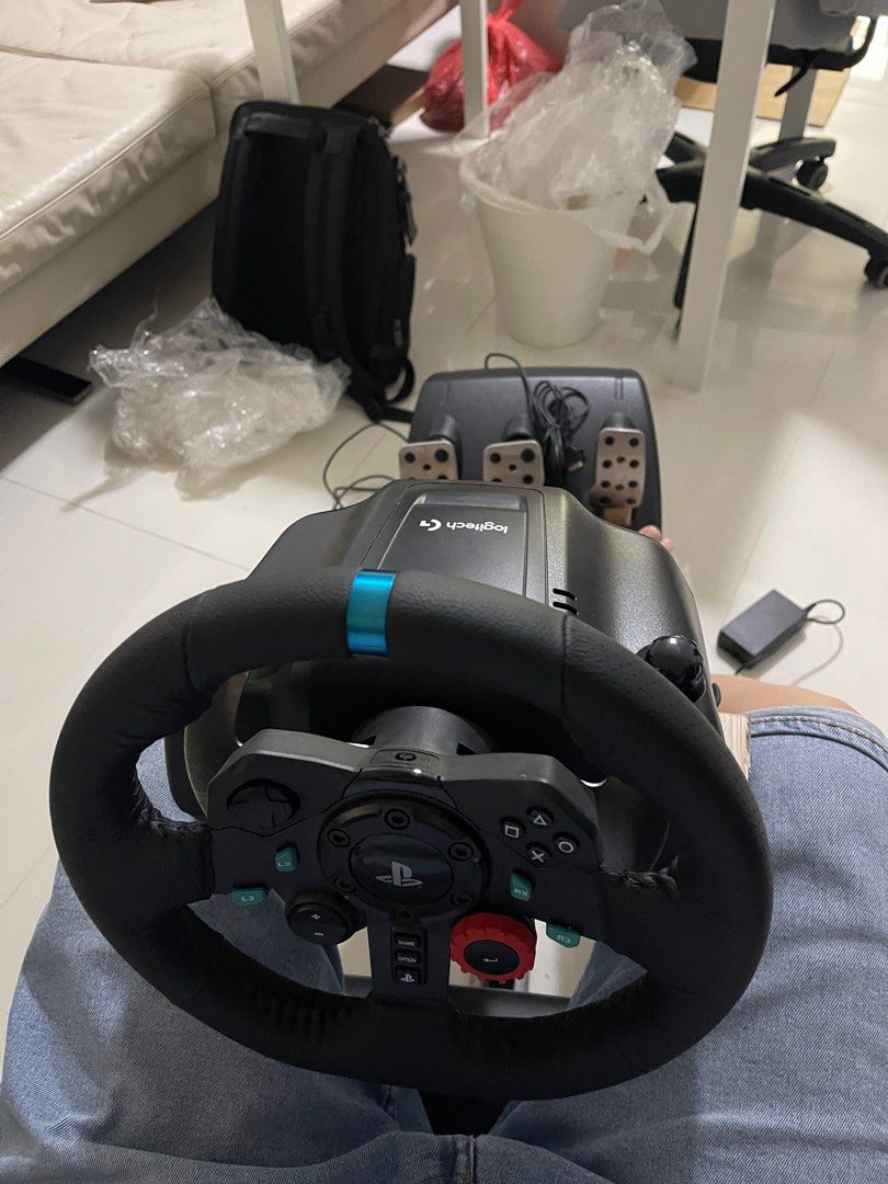 Logitech Driving Force steering wheel, Video Gaming, Gaming Accessories ...