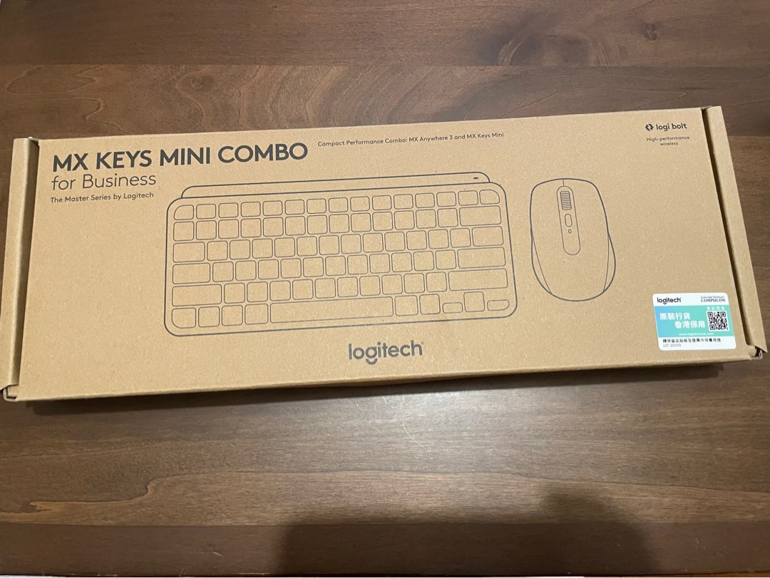 Logitech mx keys mini combo for business, 電腦＆科技, 電腦周邊及配件, 電腦滑鼠及相關產品 ...