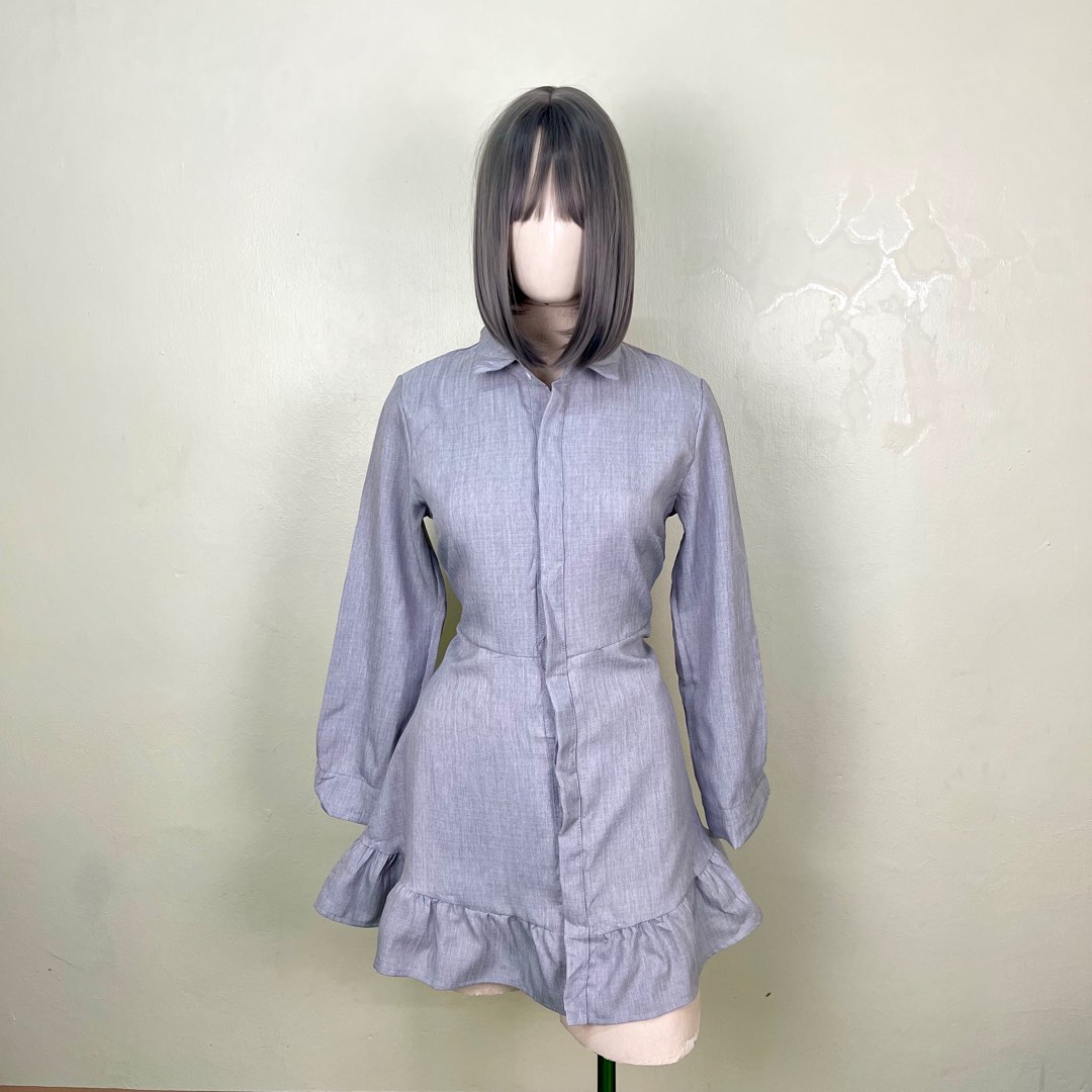 LONGSLEEVES POLO DOLL DRESS, Women's Fashion, Dresses & Sets, Dresses ...