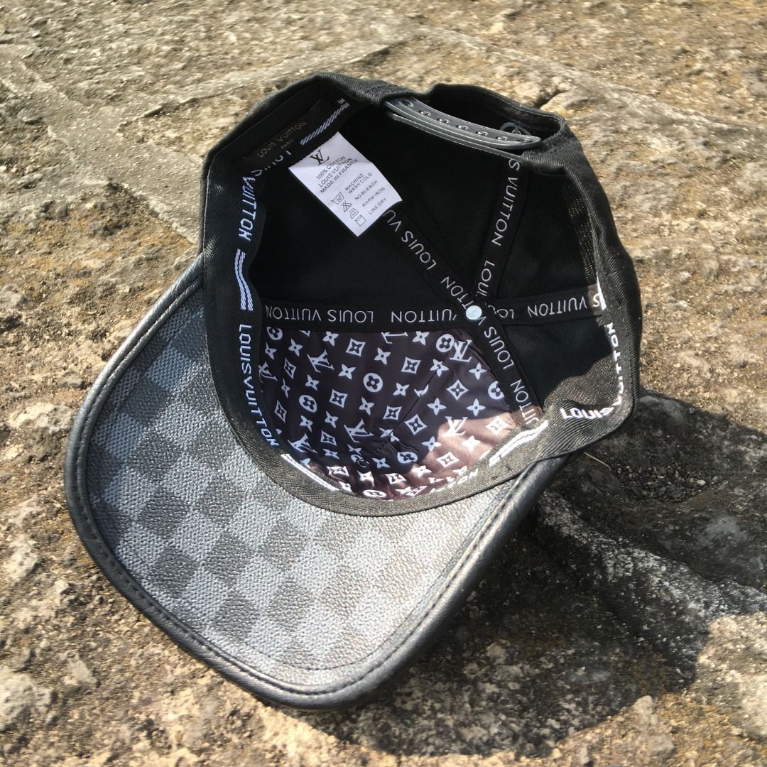 LOUIS VUITTON LEATHER BRIM SNAPBACK, Men's Fashion, Watches ...