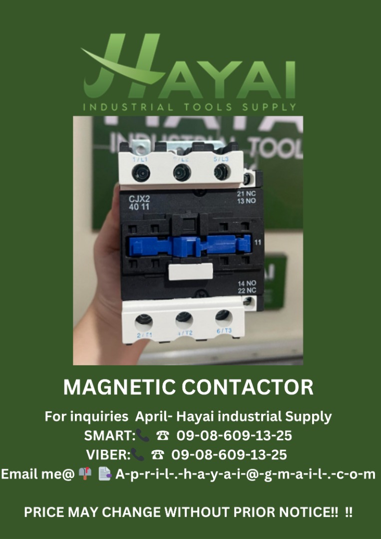 Magnetic contactor, Commercial & Industrial, Construction Tools ...