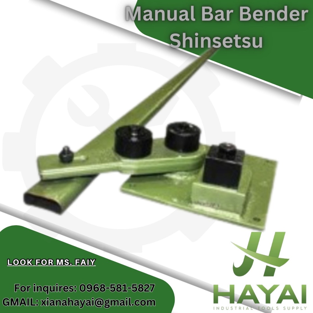 Manual Bar Bender Shinsetsu, Commercial & Industrial, Construction ...