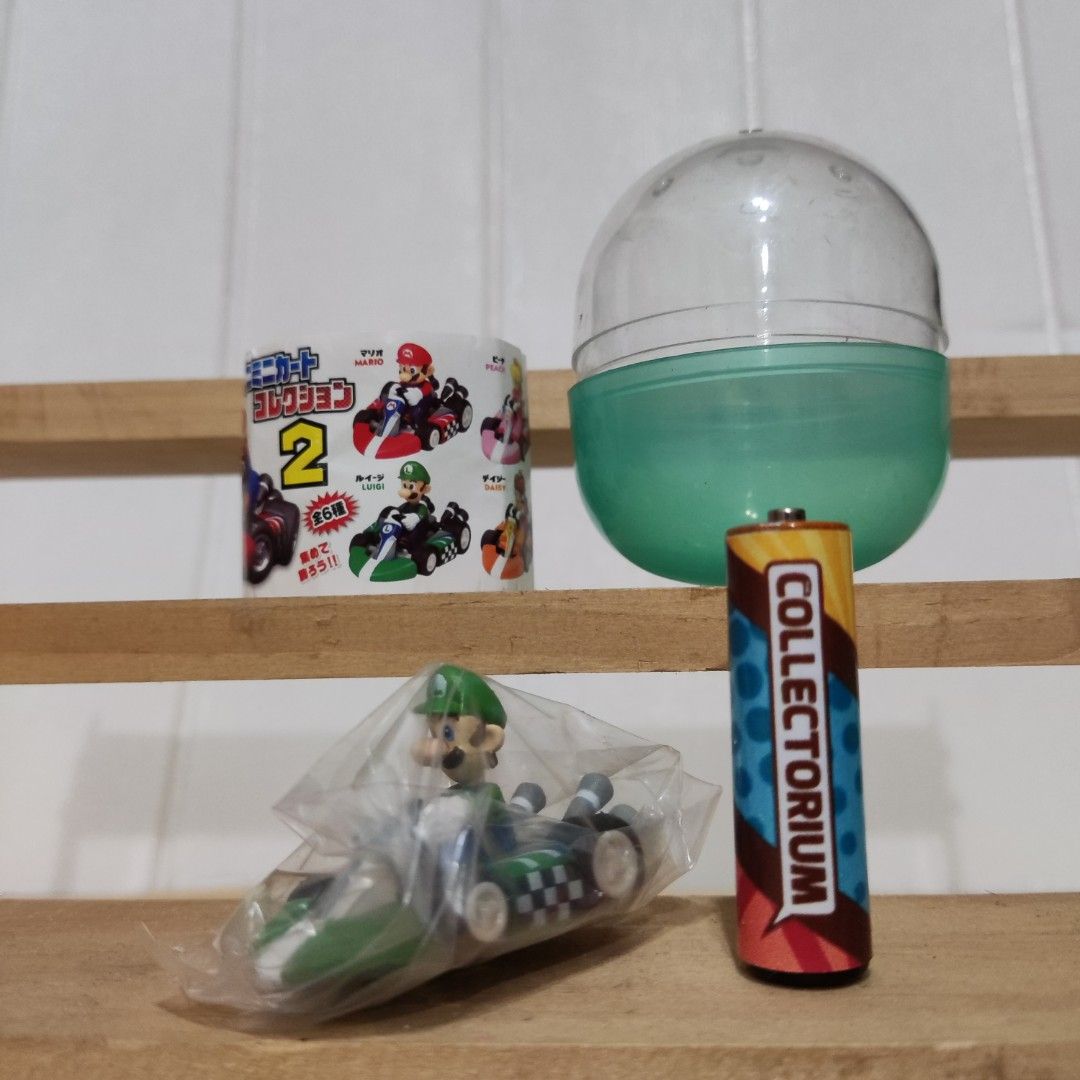 Mario Kart Luigi Gashapon, Hobbies & Toys, Toys & Games on Carousell