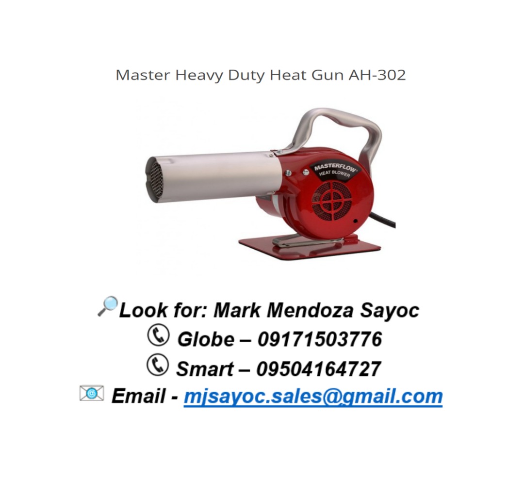 Master Heavy Duty Heat Gun AH-302, Commercial & Industrial ...