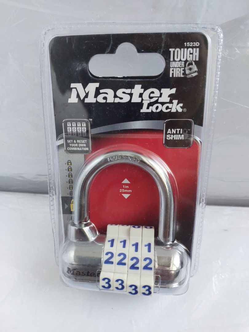 Master Lock Masterlock Combination Lock 1523D Assorted Colors NewUSA ...