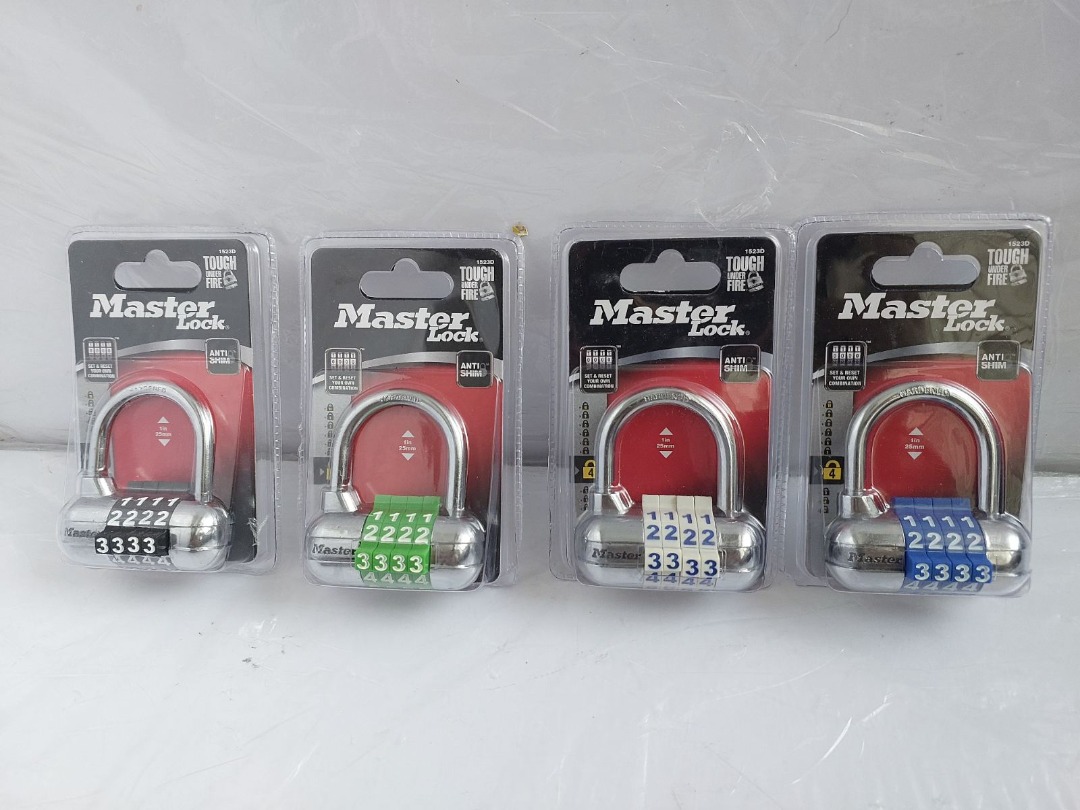 Master Lock Masterlock Combination Lock 1523D Assorted Colors NewUSA ...