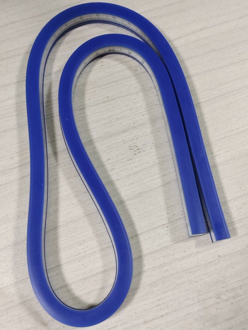 Math flexible ruler curve graph drawing, Hobbies & Toys, Stationery ...