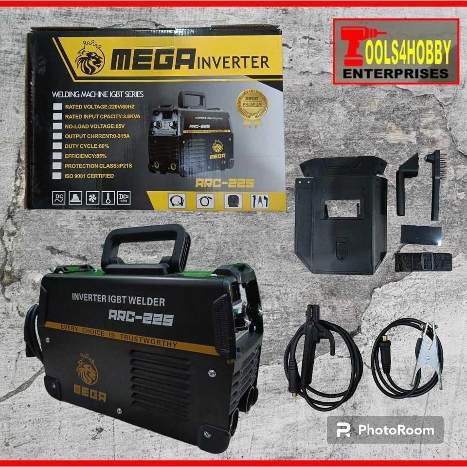 MEGA Japan 225A DC ARC Inverter Welding Machine, Commercial ...