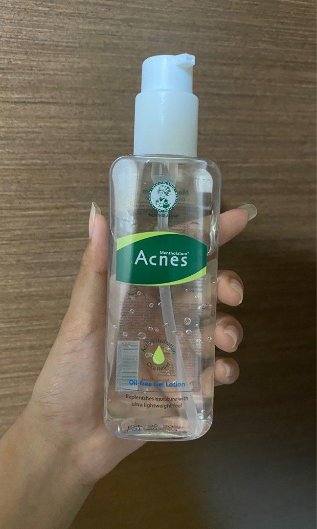 oil free gel lotion moisturizer - mentholatum acnes, Beauty & Personal ...