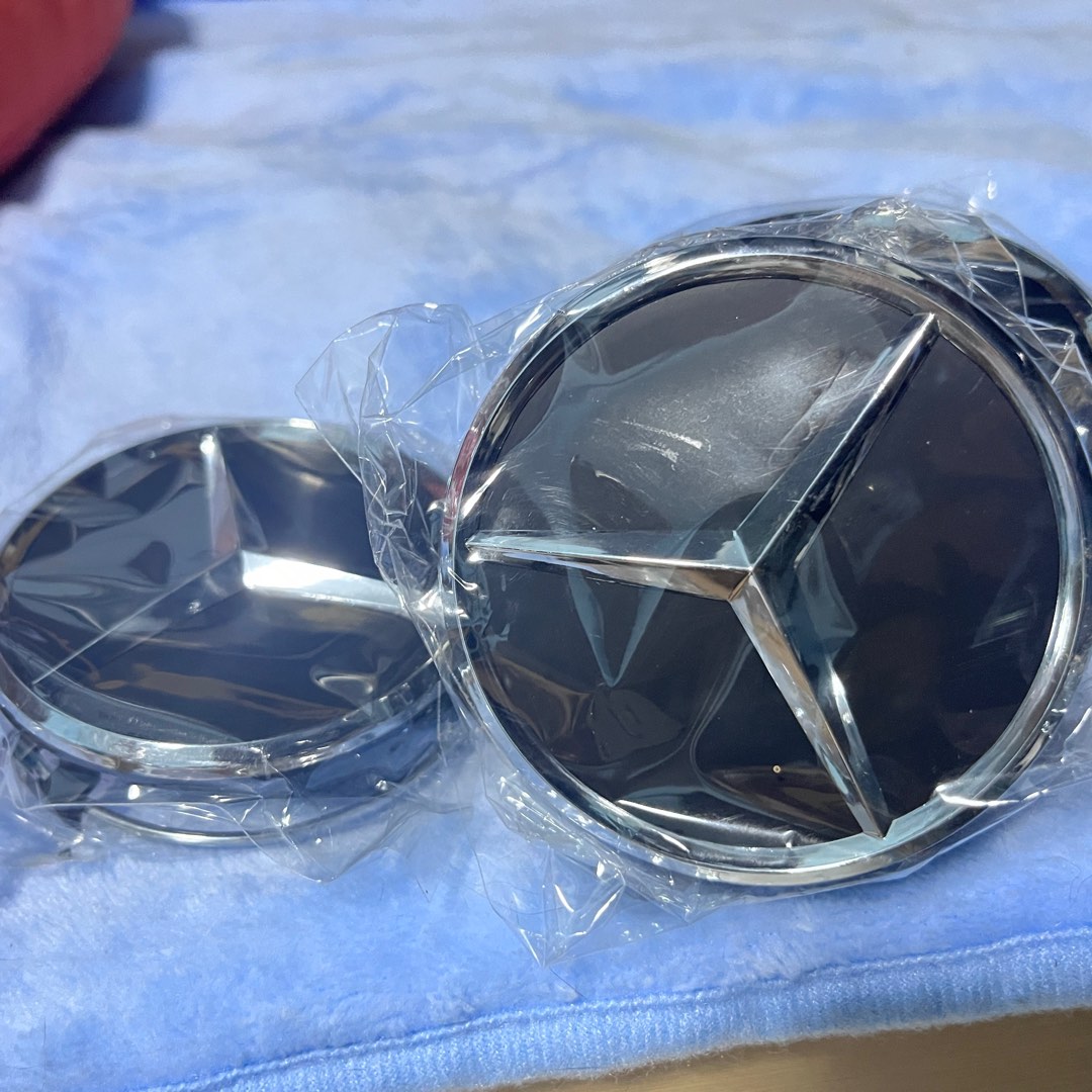 Center Caps For Rims Set Of 4 Light Blue Wheel Center Caps For Mercedes ...