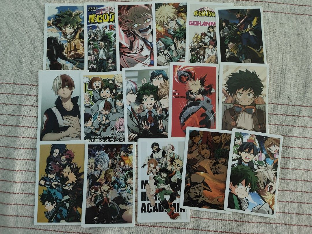MHA/AOT Display cards, Hobbies & Toys, Memorabilia & Collectibles, J ...