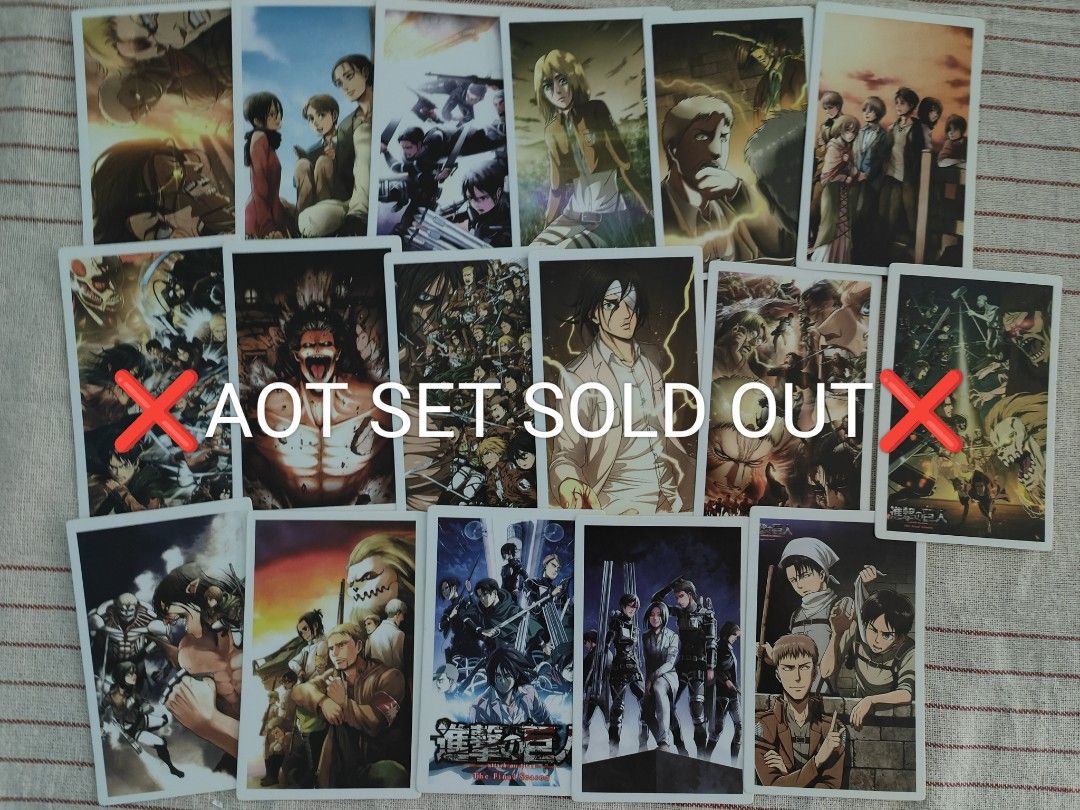 MHA/AOT Display cards, Hobbies & Toys, Memorabilia & Collectibles, J ...