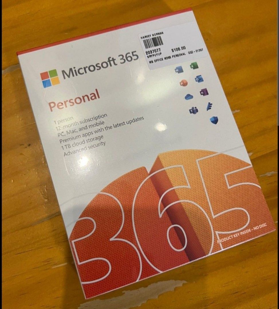 Microsoft Office365 Personal, Computers & Tech, Office & Business ...