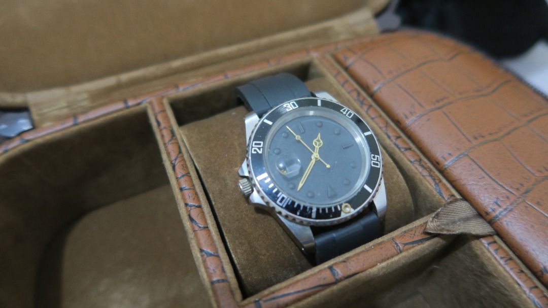 Mido Mod Commander Casing Submariner bukan Seiko Rolex Omega, Fesyen ...