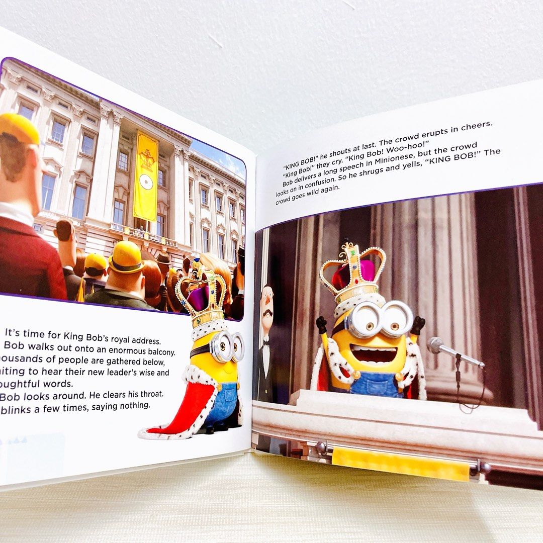 Minions Long Live King Bob Story Book *Restock, Hobbies & Toys, Books ...