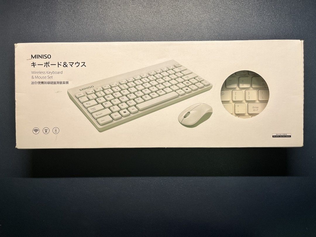 Miniso Wireless Keyboard Computers And Tech Parts And Accessories Computer Keyboard On Carousell