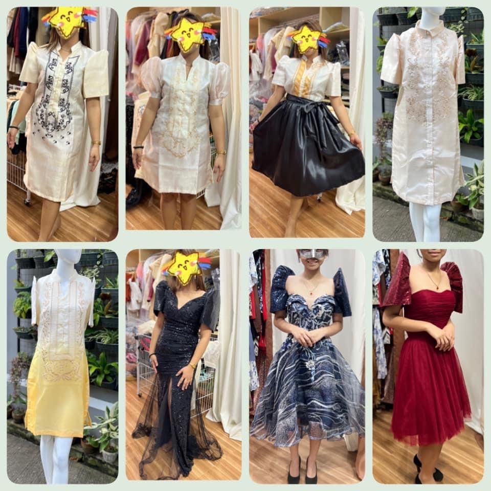 Modern filifiniana gown and traditional wear, Women's Fashion, Dresses ...