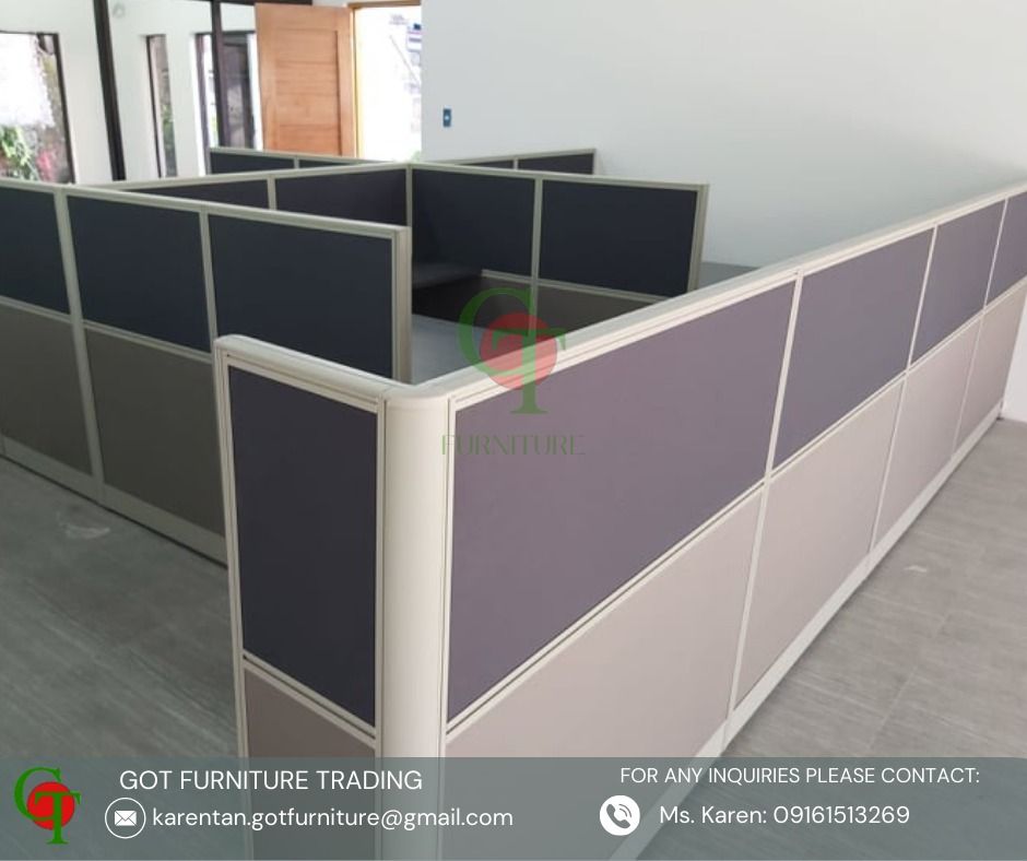 Modular Office Partition and Workstation., Furniture & Home Living ...