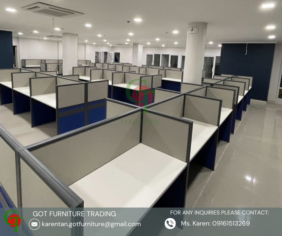 Modular Office Workstation/ Linear Workstation/ L-Type Table ...