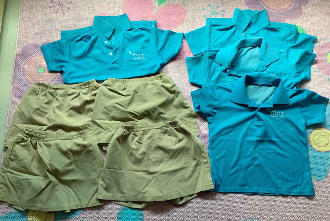 MOE K1/K2 Uniform (4 sets), Babies & Kids, Babies & Kids Fashion on ...