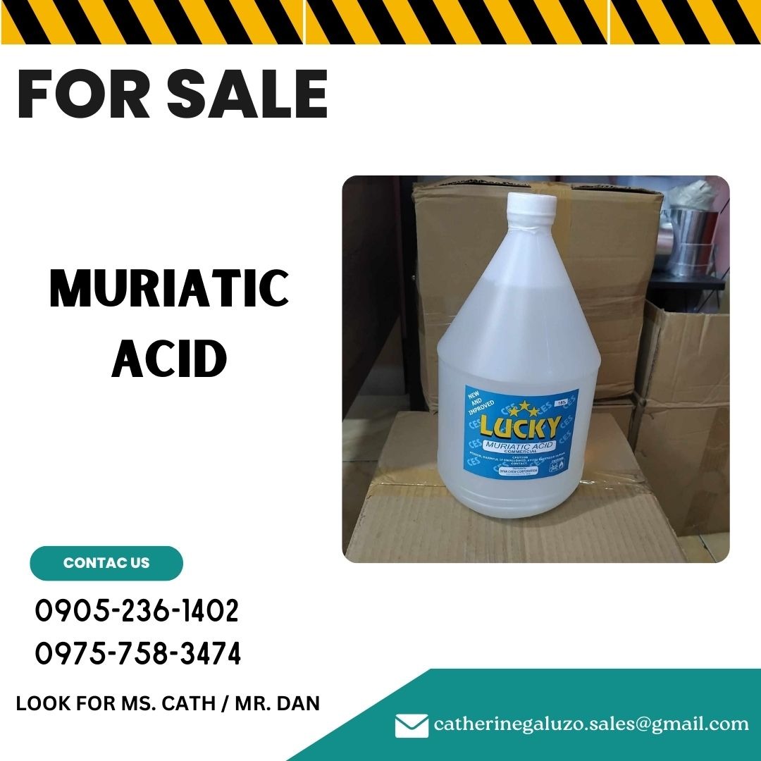 MURIATIC ACID, Commercial & Industrial, Industrial Equipment on Carousell