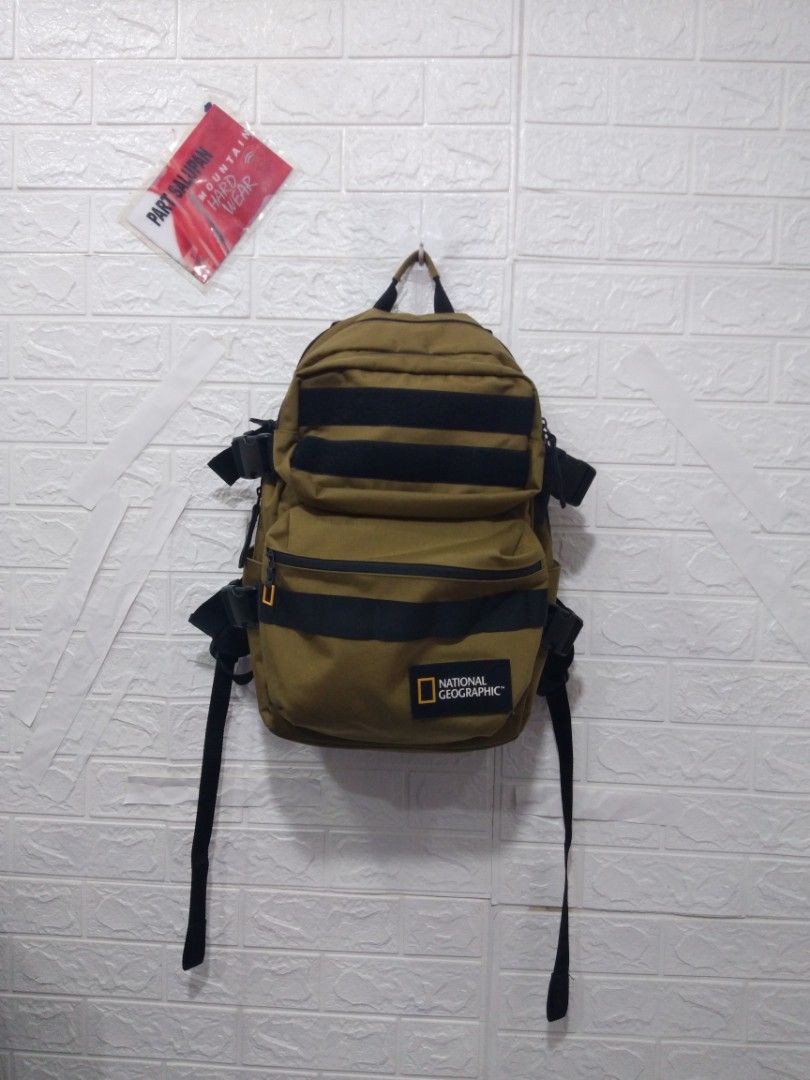 NATIONAL GEOGRAPHIC BACKPACK/SAFARI TAN, Men's Fashion, Bags, Backpacks ...