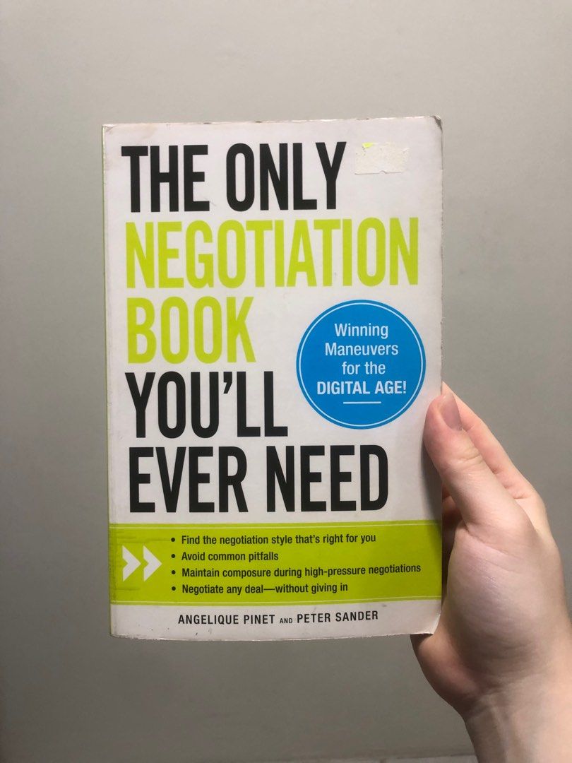 Negotiation Skills Self Help Book, Hobbies & Toys, Books & Magazines ...