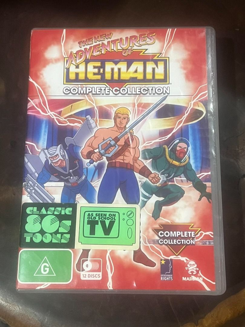 New Adventures of He-Man MOTU 1990 Madman BCI Eclipse DVD Set Authentic ...