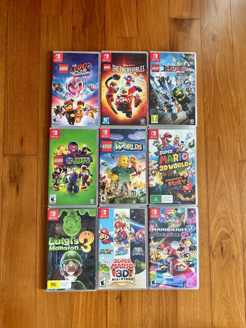 Nintendo Switch game Lego the movie videogame / Lego the incredibles ...