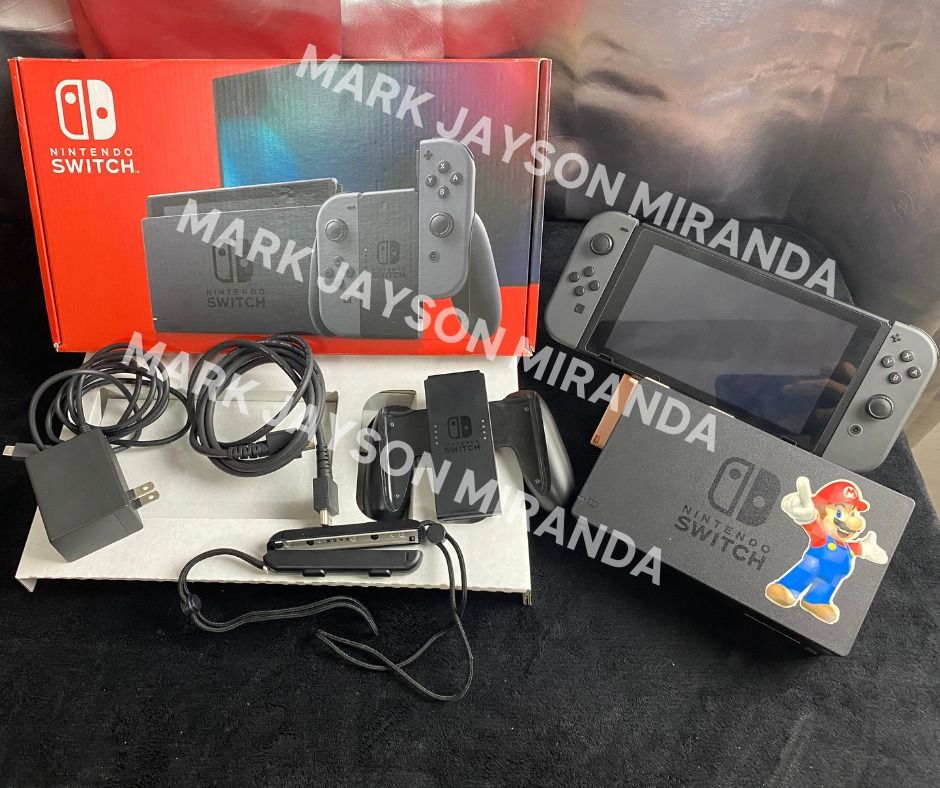 Nintendo Switch V2 Gray, Video Gaming, Video Game Consoles, Nintendo on ...