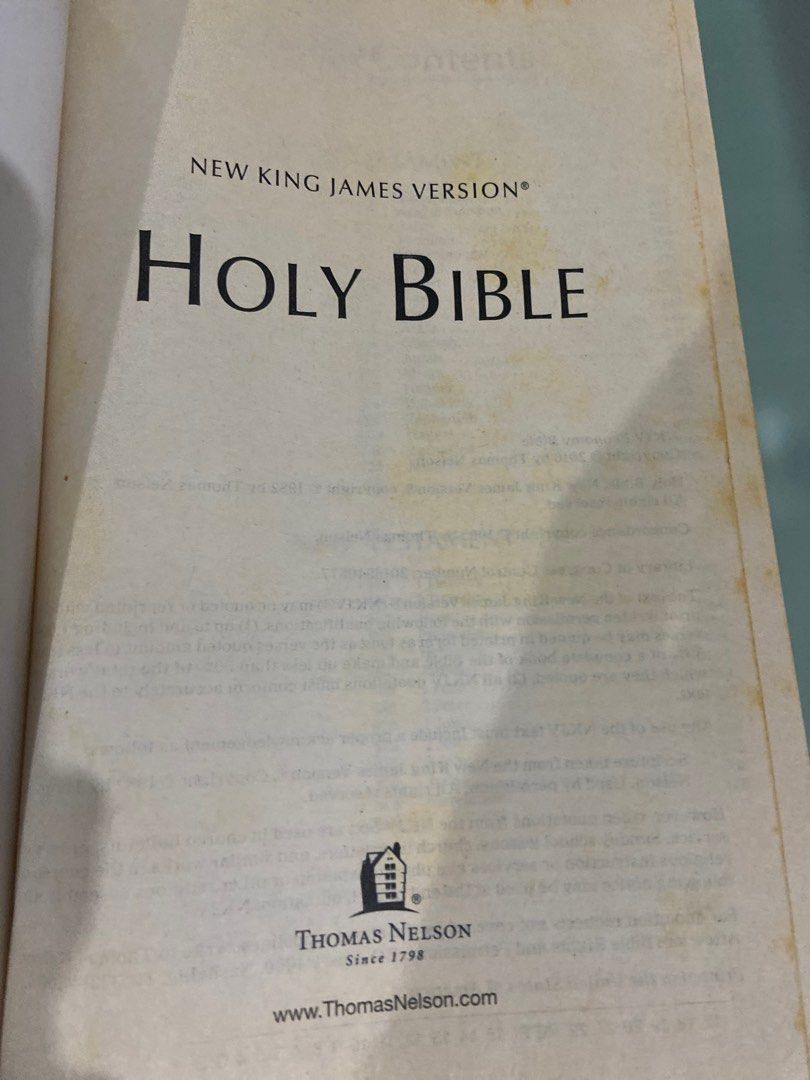 NKJV Holy bible Books, Hobbies & Toys, Books & Magazines, Religion ...