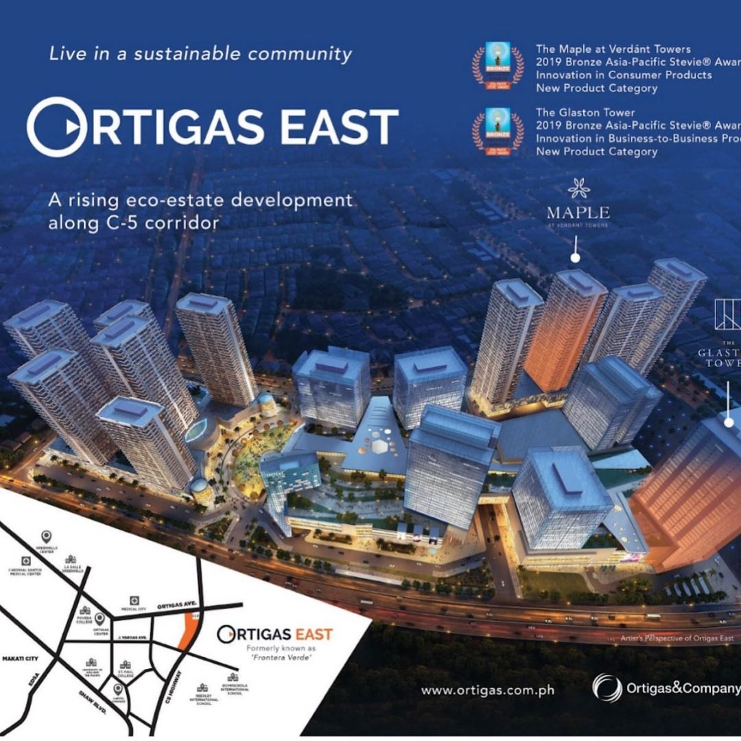 Office For Sale The Glaston Tower along C5 Road Pasig City a Ortigas ...