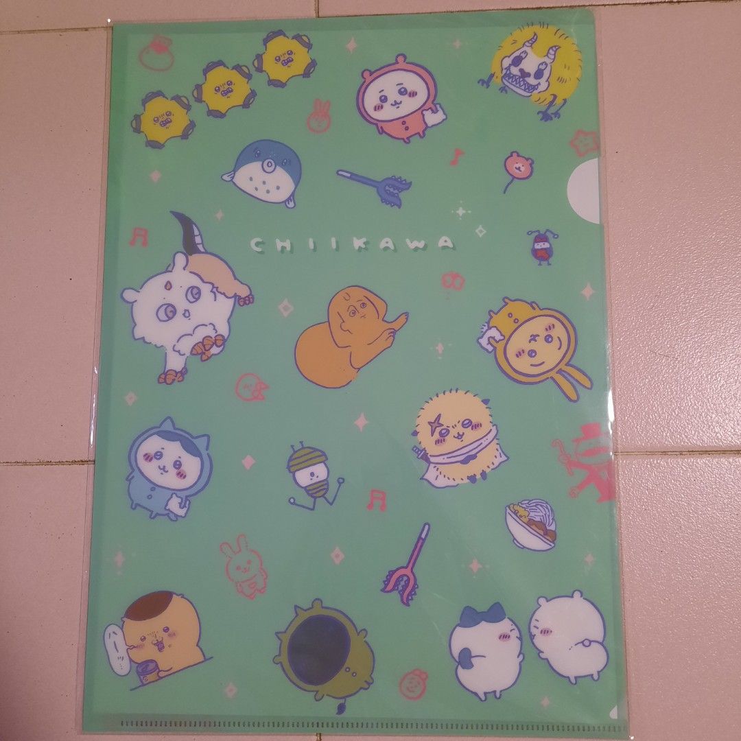 Official Chiikawa A4 File, Hobbies & Toys, Stationery & Craft ...