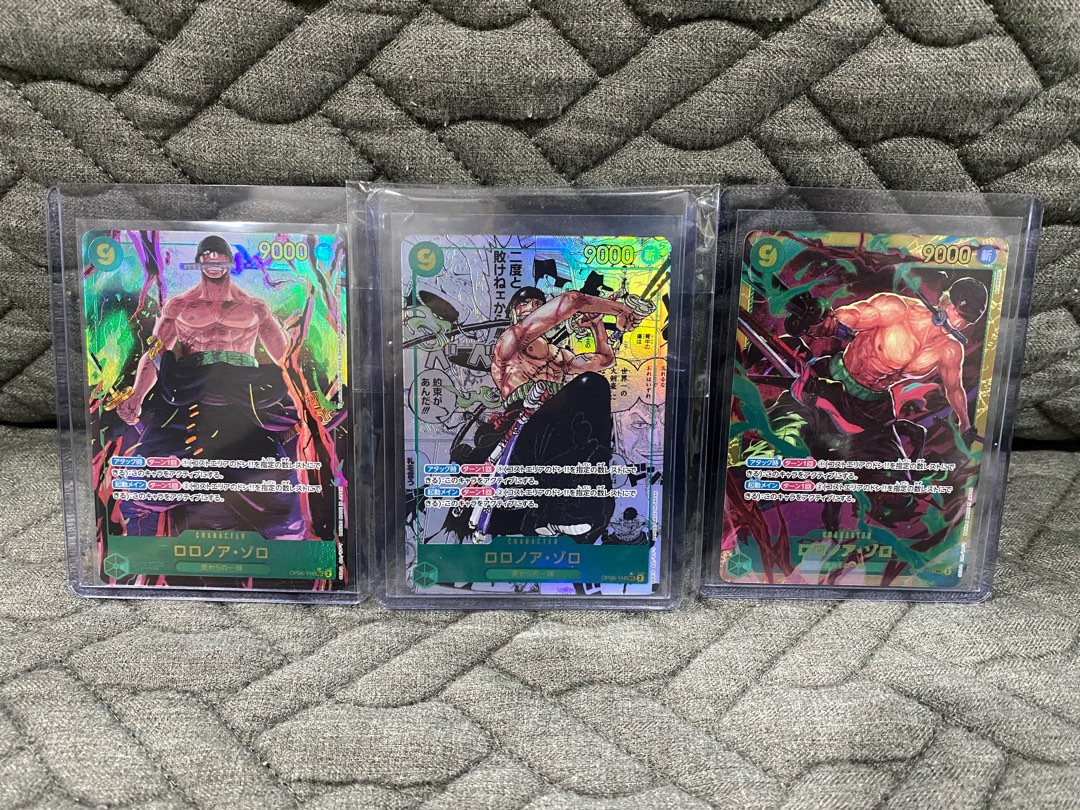 OP-06 Manga zoro , Psce zoro ,Sec zoro, Hobbies & Toys, Toys & Games on ...