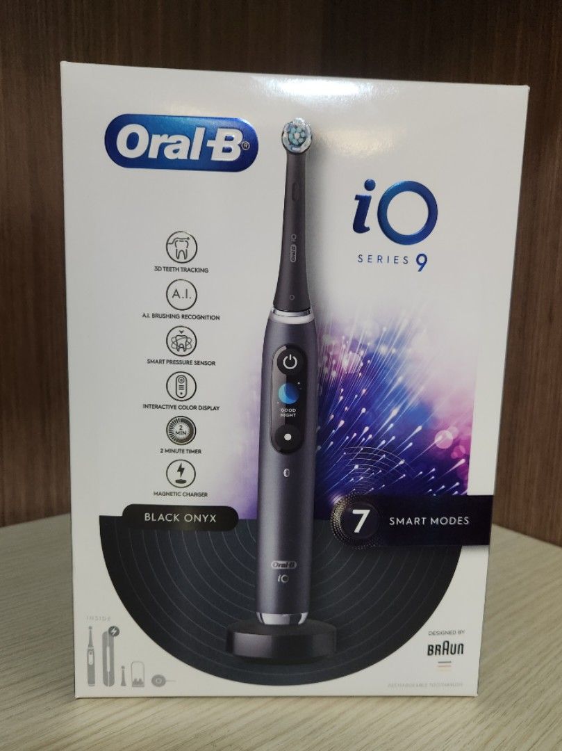 Oral B iO Series 9 Electric Toothbrush (Black Onyx), Beauty & Personal Care, Oral Care on Carousell