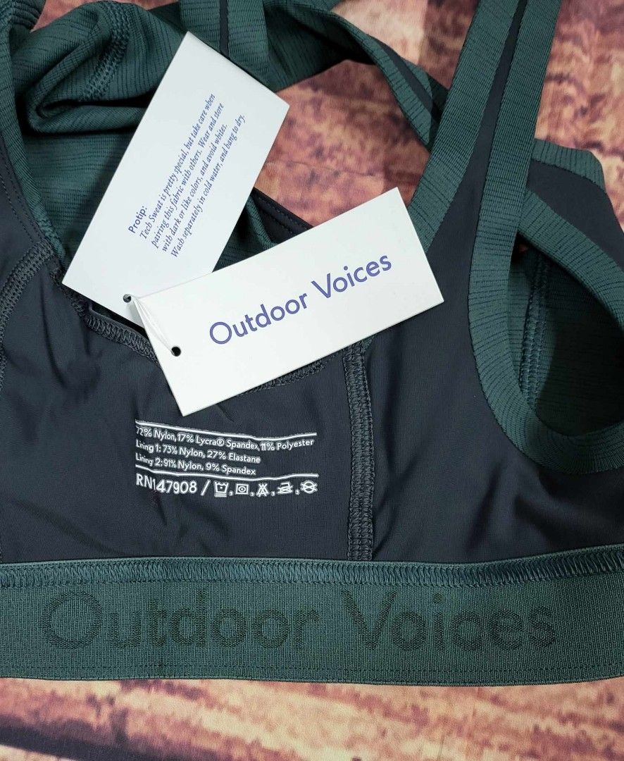 Outdoor Voices Key Bra, Women's Fashion, Activewear on Carousell