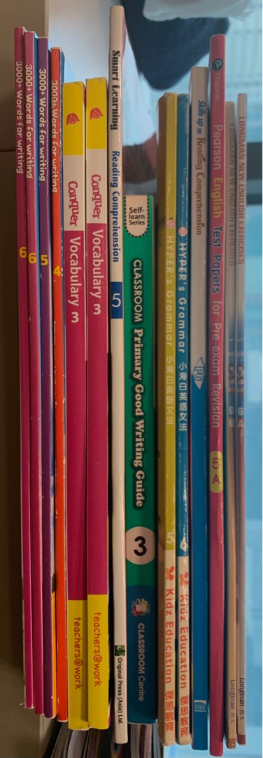 小學英文練習Oxford, Pearson, Longman Exercise book, 興趣及遊戲, 書本 & 文具, 書本及雜誌 ...