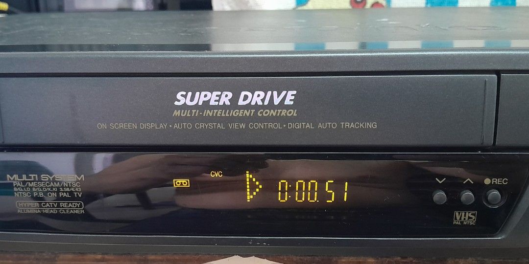 Panasonic 2head VHS/VCR/Video Cassette Player/Recorder, TV & Home ...
