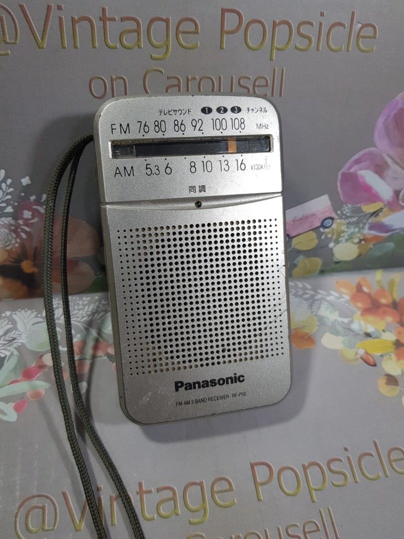 Panasonic AM FM Radio Old School No issues, Audio, Portable Music ...