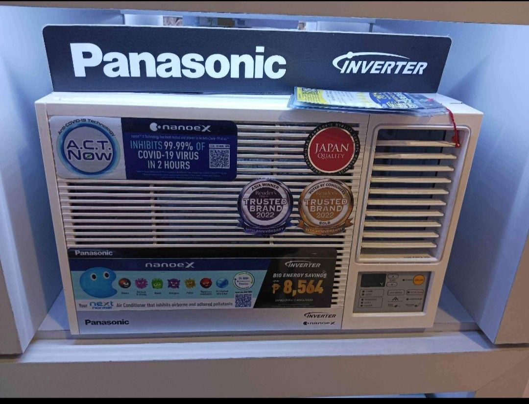 PANASONIC WINDOW TYPE AIRCON PREMIUM INVERTER WITH NANOE X TECHNOLOGY ...