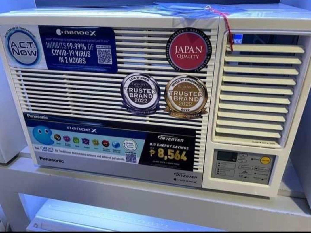 PANASONIC WINDOW TYPE AIRCON PREMIUM INVERTER WITH NANOE X TECHNOLOGY ...