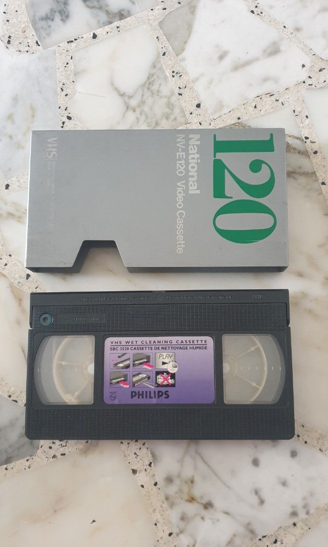 Philips VHS head cleaner, TV & Home Appliances, TV & Entertainment, TV ...